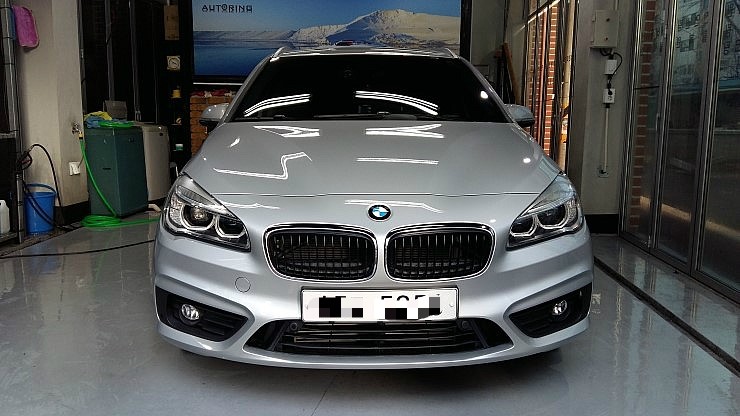 Bmw 218d 엑티브투어러 광택 손세차 유리막코팅 화이트링 프리미엄손세차 실내살균세차 하부세차 안양 목감 시흥시 조남동 군포