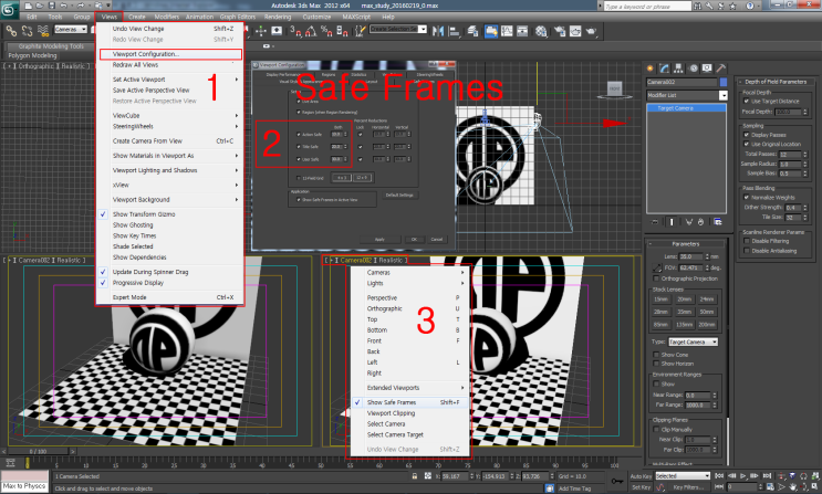 3dsMaxAnimation > Safe Frames (세이프 프레임) : 네이버 블로그
