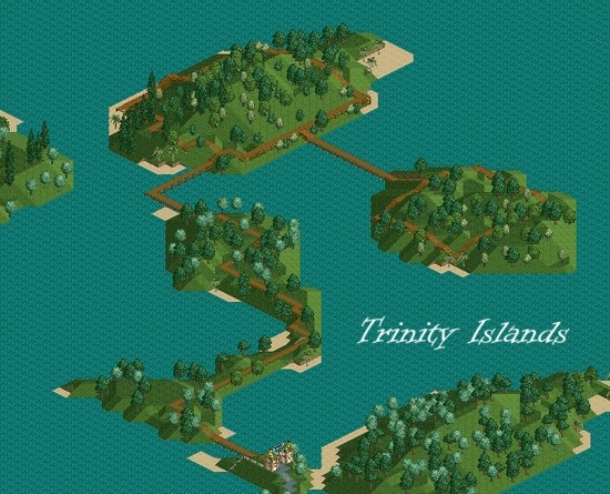 롤러코스터 타이쿤 1 - Trinity Islands : 네이버 블로그