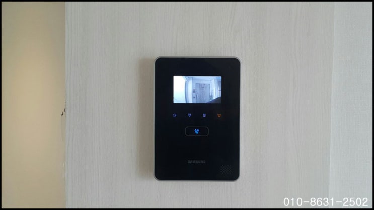 삼성비디오폰 sht-3625 시공 설치 영등포 삼환아파트 : 네이버 블로그