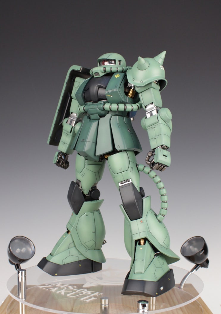 [PG] MS-06F 자쿠II, 일반외장 & 클리어외장 (1/60,BANDAI) : 네이버 블로그