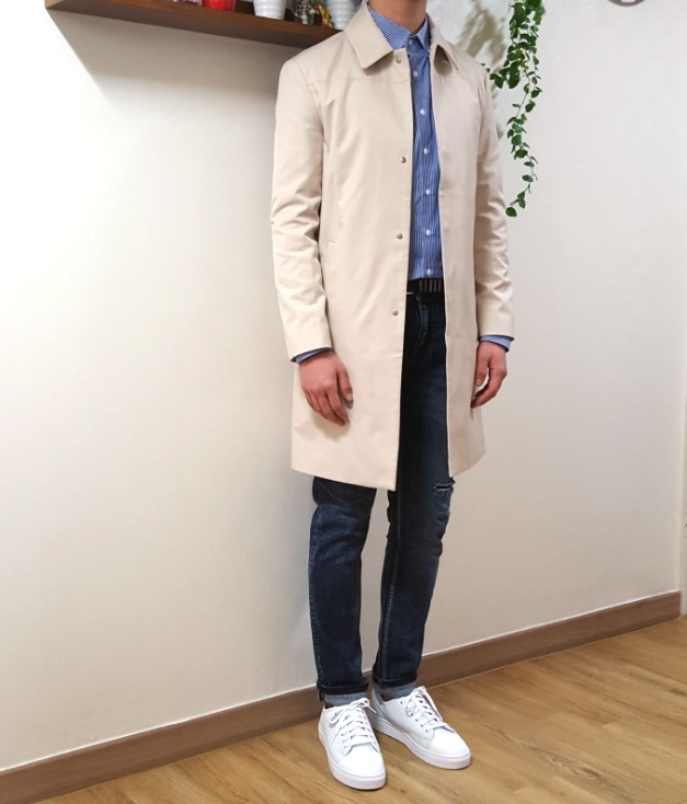시스템옴므st 남자 맥코트 코디스트라이프셔츠흰색화이트 스니커즈 유뱅의 데일리룩 블로그 네이버 블로그