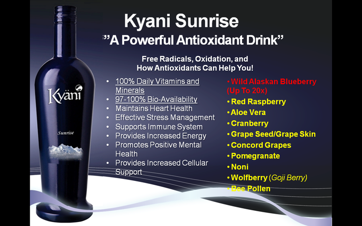 Kyani Sunrise - A Powerfull Antioxidant Drink : 네이버 블로그