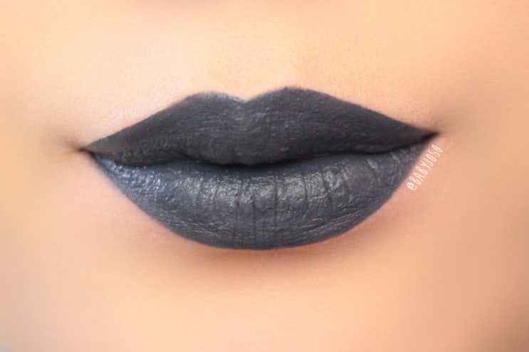 미국드럭스토어 화장품 회색립스틱 NYX 닉스 리퀴드 스웨이드 Stone fox 스톤폭스 후기 : 네이버 블로그