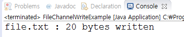 [ JAVA ] - NIO(4) : 파일채널(2) - 파일 쓰기 / 읽기 : 네이버 블로그