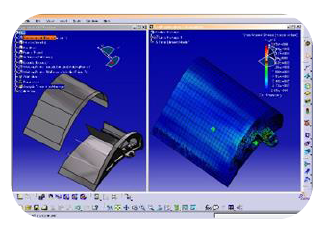 카티아(CATIA) V5 PLM Express 제품 소개 - GAE(Generative Structural Analysis) 및 ...