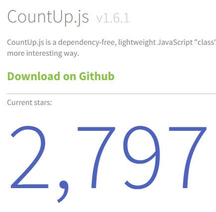 숫자가 올라가는 애니메이션 JS - CountUp.js : 네이버 블로그