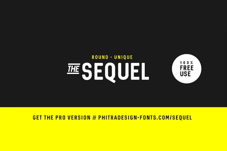 저작권없는 영문폰트: 디자이너를 위한 로고폰트- Sequel font : 네이버 블로그
