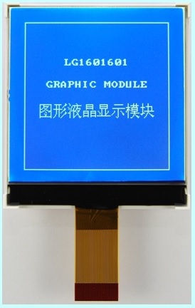 LG1601601-LMDWHUV: 160x160 dots, FSTN Negative Blue Panel, White LED B ...