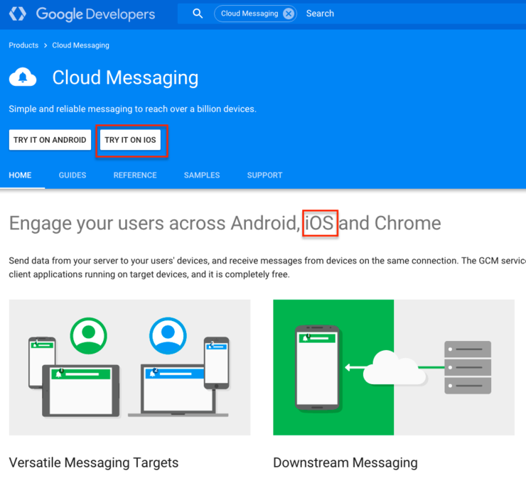 GCM으로 Android, iOS 둘다 push notification 을 할 수 있다. : 네이버 블로그