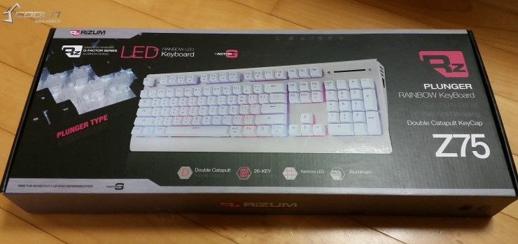 RIZUM G-FACTOR Z75 플런저 게이밍 키보드 리뷰! : 네이버 블로그