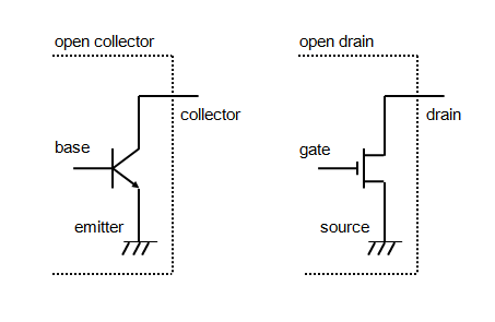 5. I2C #2. 오픈 콜렉터(Open Collector) 오픈 드레인(Open Drain) : 네이버 블로그