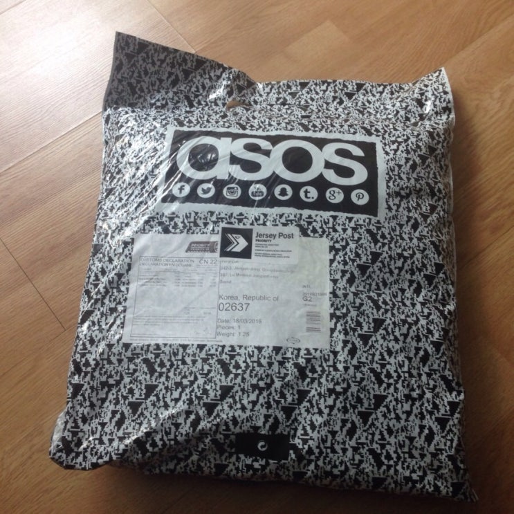 [asos] Standard Delivery:영국에서 한국까지 무료직배송!! : 네이버 블로그