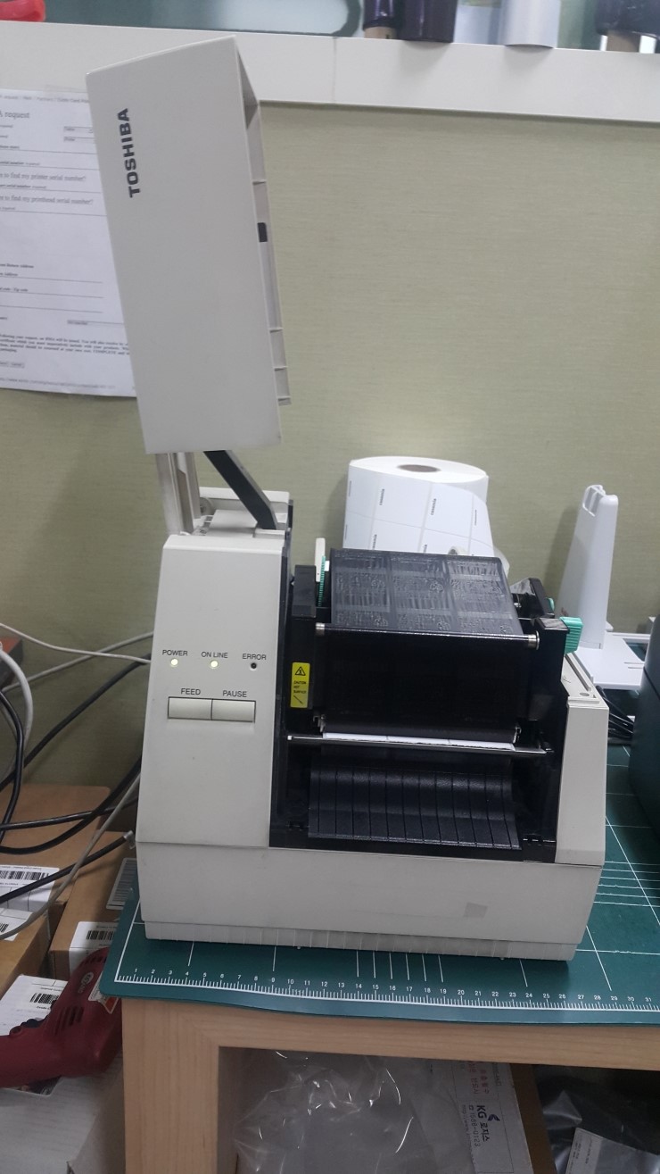 [TOSHIBA Label Printer/ B-452R TS]TOSHIBA Label Printer B-452R TS에 대해 ...