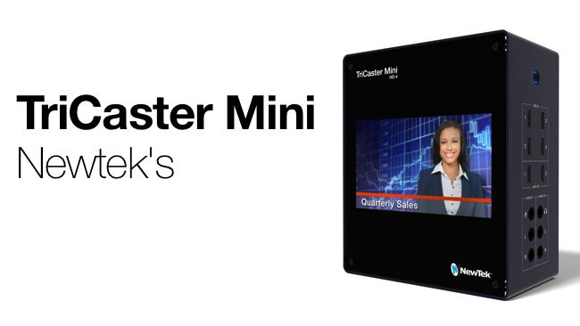 세상에서 가장 작고 완벽한 스튜디오 제작 솔루션 / TriCaster Mini : 네이버 블로그