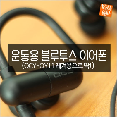 운동할 때 적합한 블루투스 이어폰 QCY QY11 추천 : 네이버 블로그