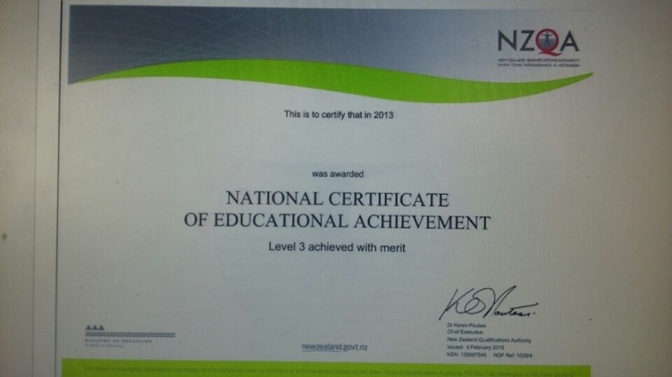 NCEA Level 3 Certificate (뉴질랜드 대학입학 학력평가) : 네이버 블로그