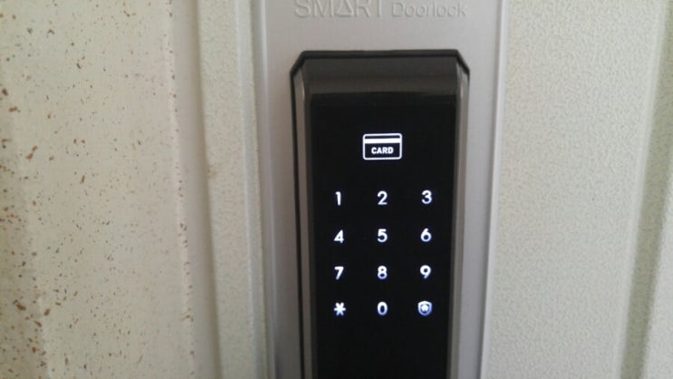 대전열쇠 인테리어 작업중이던 관저동 신선마을 아파트에 삼성도어락 SHP-DP710 설치 : 네이버 블로그