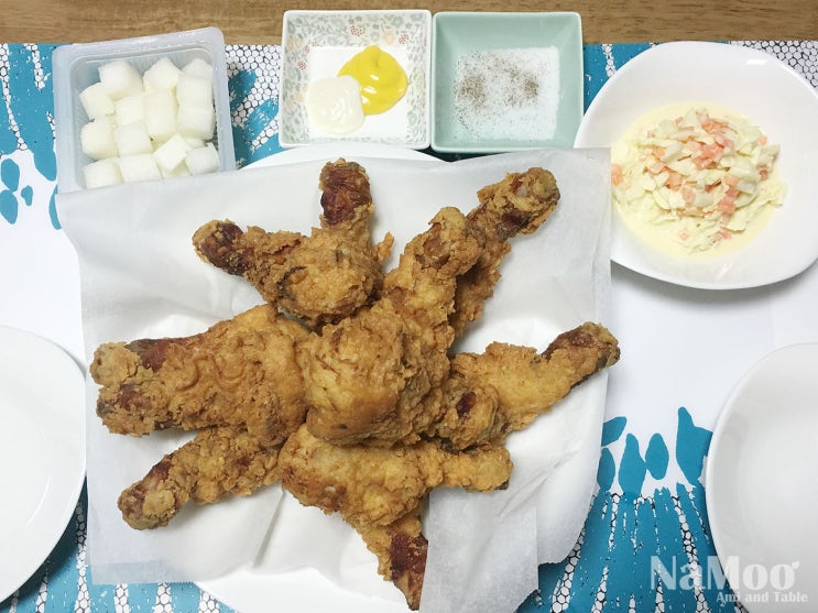 집에서 후라이드 치킨 만들기, 쉽고 간단한 레시피로 도전해봤어요!! : 네이버 블로그