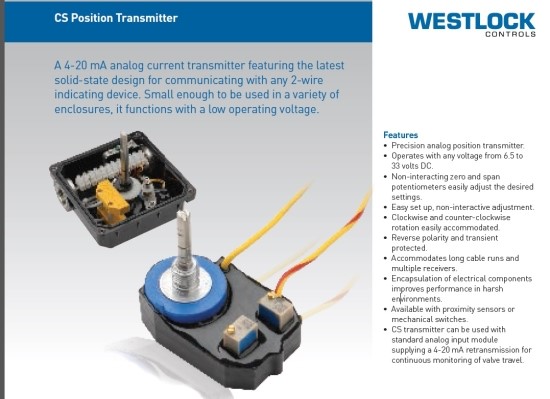 [Westlock]CS Position Transmitter : 네이버 블로그