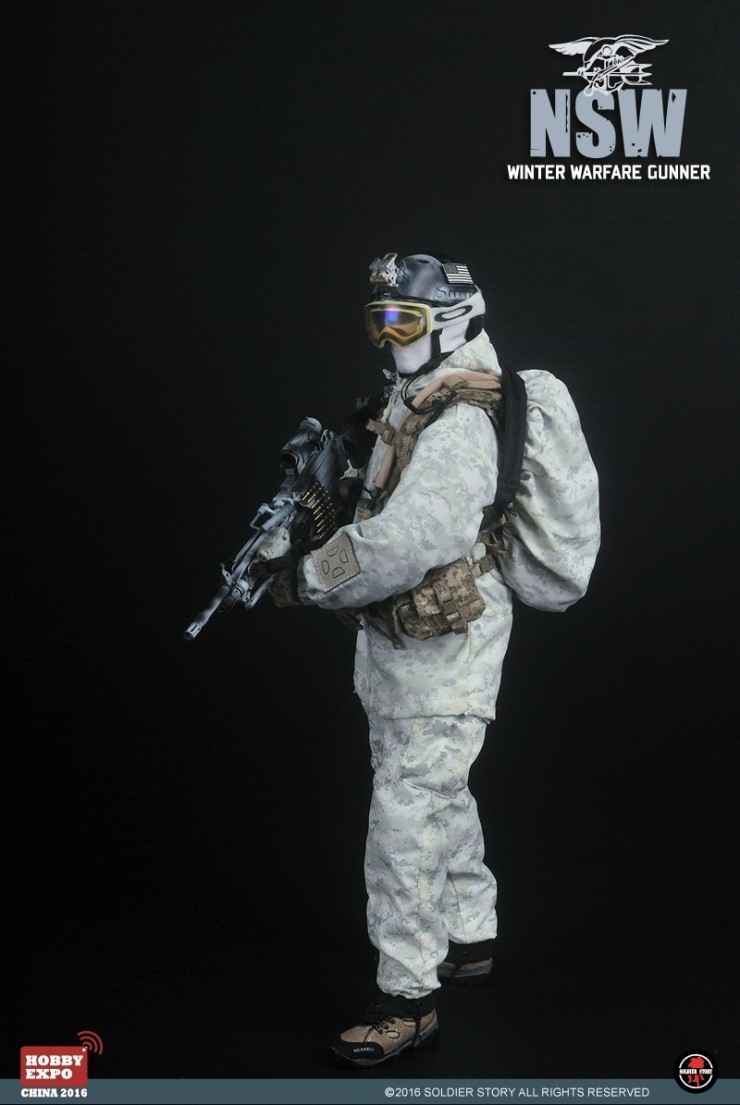 SoldierStory : 1/6 SEAL NAVY - NSW Wniter Warfare Gunner [Hobby Expo ...