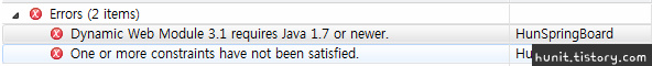 [퍼온글] 메이븐 Maven 오류 Dynamic Web Module 3 1 Requires Java 1 7 Or Newer 네이버 블로그