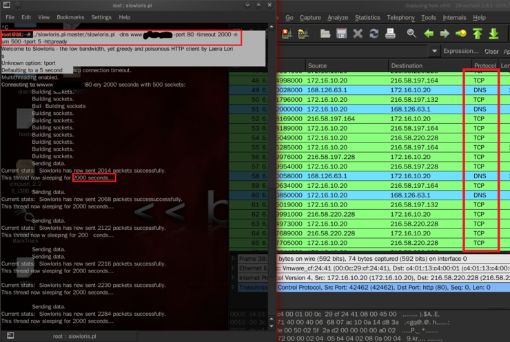 Dos, Ddos 공격, RUDY, Slowloris attack, SDM, SNMPNetwork Hacking, tftp ...
