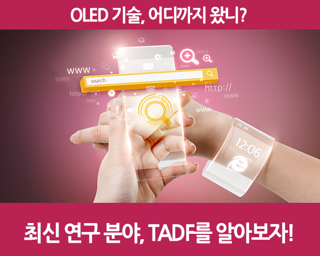 OLED 기술 최신 연구 분야 TADF (Thermally Activated Delayed Fluorescence) : 네이버 블로그