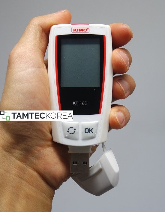 KIMO KT120 온도기록계, 온도데이터로거, 온도기록장치, 온도저장장치, USB온도기록계, 운송용온도기록계, 키모코리아 ...