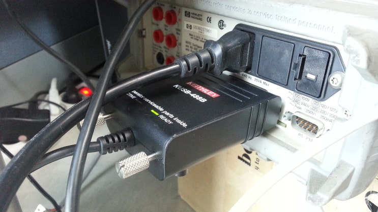 Agilent 34401A(HP 34401A) GPIO Communication using keithley KUSB-288B ...