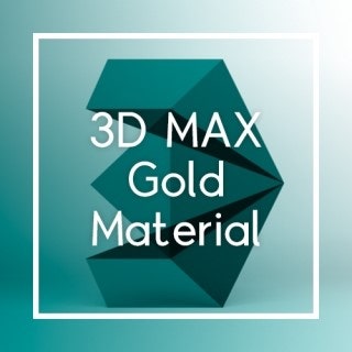 [3d max] 재질 : vray material_gold : 네이버 블로그