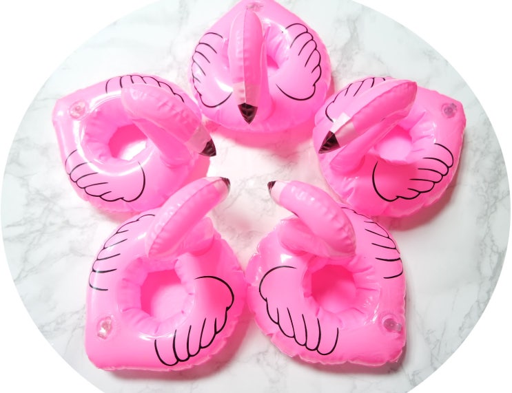 FLAMINGO 플라밍고 튜브 컵홀더 * 플라밍고 홍학 소품 : 네이버 블로그