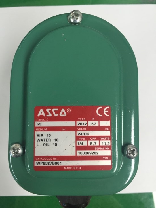 [ASCO]WP8327B001 / Solenoid valve / 아스코 솔레노이드밸브/WP/8327 Series : 네이버 블로그