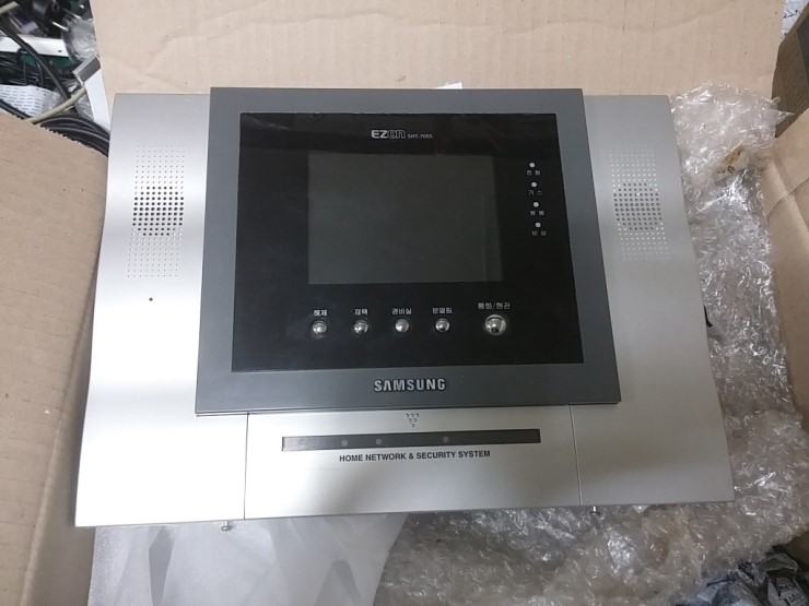 [인터폰수리] [비디오폰수리] [홈오토메이션수리] 지속적 계속적으로 경보음이 울리는 삼성 이지온 sht-705 고장 수리 : 네이버 블로그
