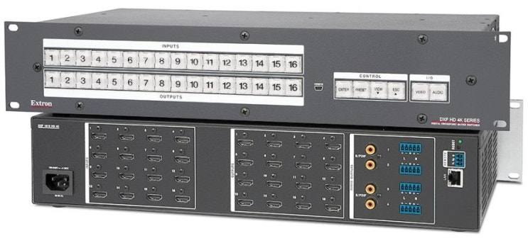 4K/UHD 비디오 16x16 사이즈의 HDMI 메트릭스 스위처(Data rates 10.2 Gbps, 3D, Deep ...