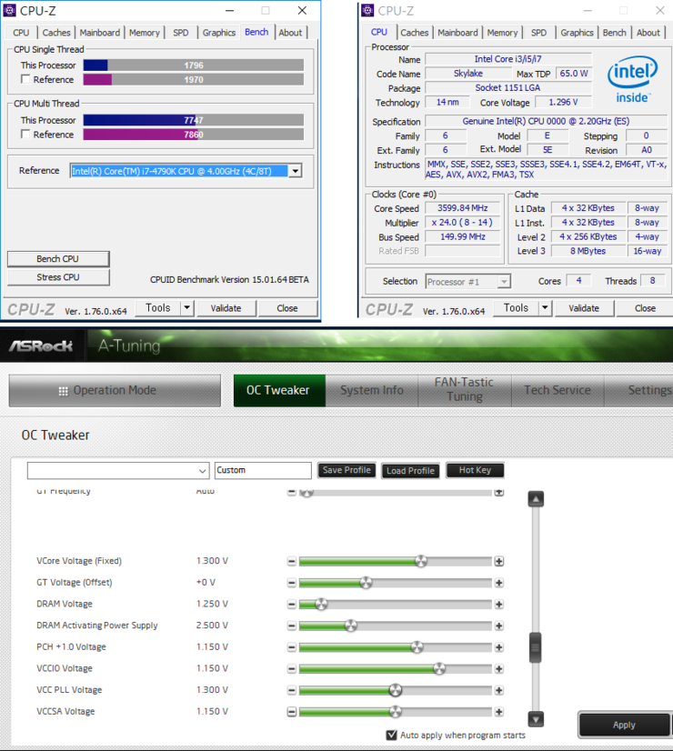 타오바오발 i7 6400T 2.2Ghz A0스태핑 애즈락 Z170 PRO4S 오버클록하기 : 네이버 블로그