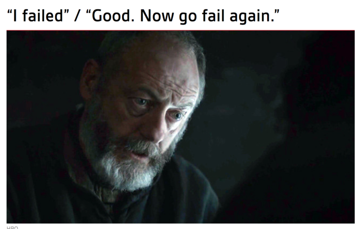 피니쉬라인 취소 Good. Now go fail again . : 네이버 블로그