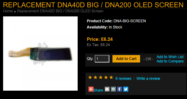 Replacement DNA40D BIG / DNA200 OLED Screen : 네이버 블로그