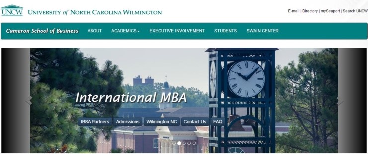[미국MBA] 미국명문대학교 University of North Carolina Wilmington UNCW의 MBA복수학위 ...