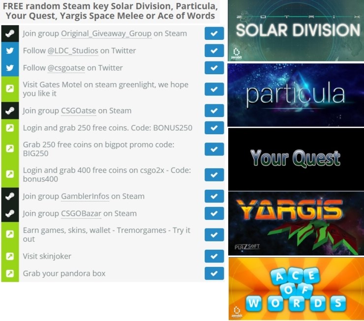 [160514 스팀 무료 키 배포] Random Steam Key : 네이버 블로그