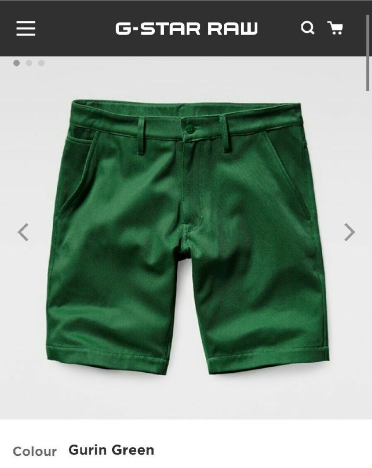 지스타 반바지 (Marc Newson 7-Day Chino Shorts) : 네이버 블로그