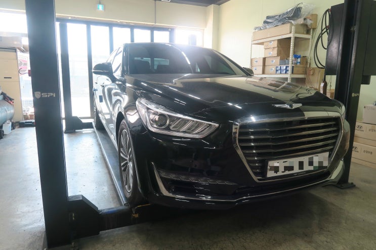 순정옵션 전동트렁크, 고스트도어(압축도어) EQ900 설치하기 : 네이버 블로그