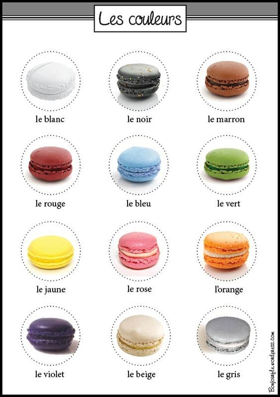 Les couleurs (French Colors) : 네이버 블로그