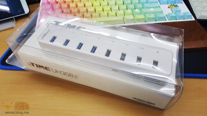 ipTIME 7구 USB3.0허브 UH308 리뷰 : 네이버 블로그