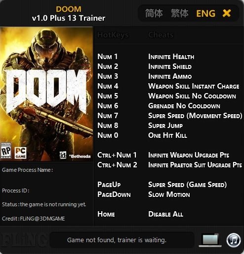 둠 2016 트레이너(DOOM v1.0 Plus 13 Trainer) : 네이버 블로그