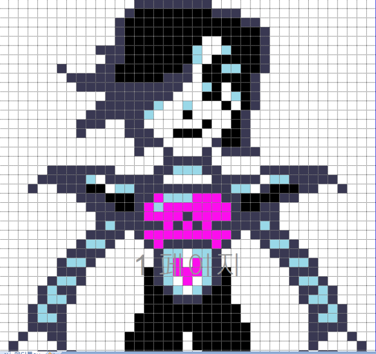 언더테일 메타톤ex 펄러비즈 도안 : 네이버 블로그