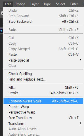 포토샵기초_내용인식스케일(Content Aware Scale) 알아보기 : 네이버 블로그