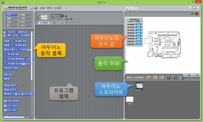 S4A (Scratch For Arduino) 로 LED 깜빡이기…… : 네이버 블로그
