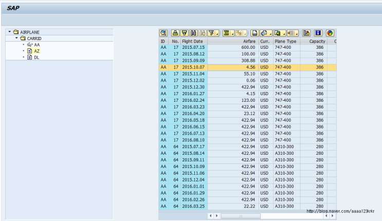 ABAP 아밥 - SIMPLE TREE, COLUMN TREE, LIST TREE, ALV TREE : 네이버 블로그