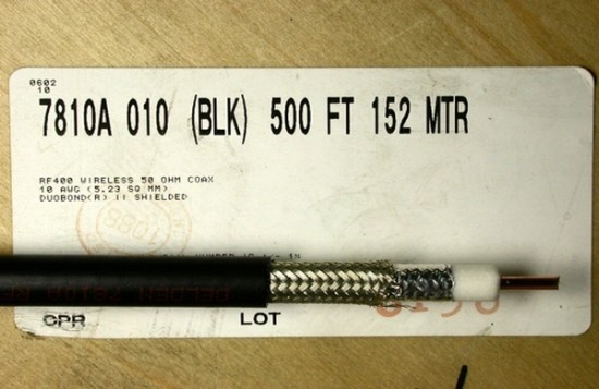 BELDEN 8262 Black 150미터, KOBA 2016 _ BELDEN 7810A (재고보유) LMR 50ohm RF ...